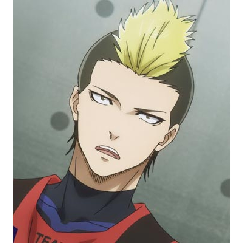 Blue Lock Okawa Hibiki Yellow Black Short Cosplay Wig ( free shipping ...