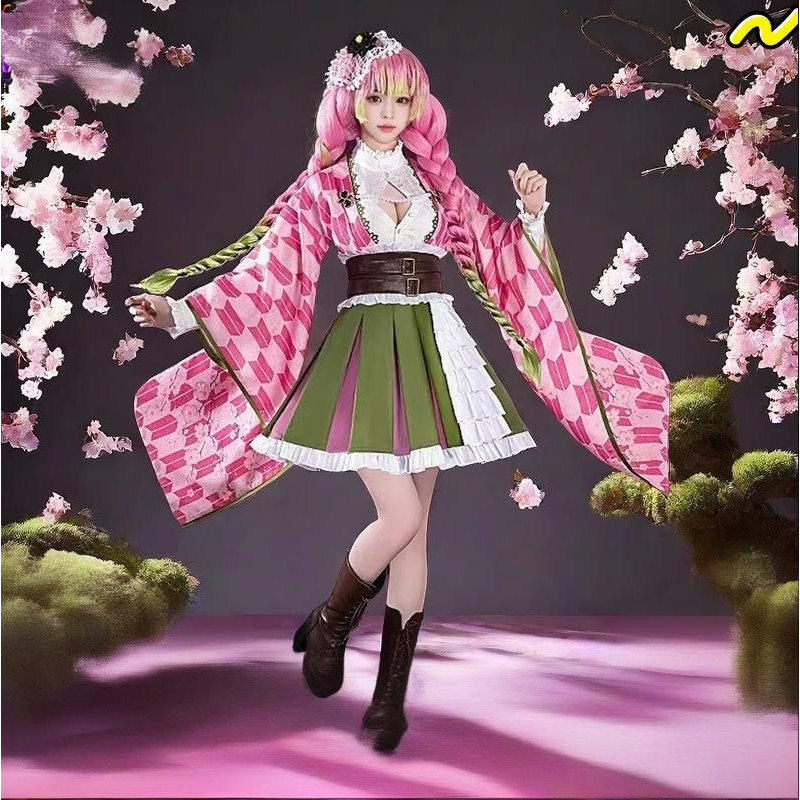 Demon Slayer Kanroji Mitsuri Commemorative Matsuri Cosplay Costume ...