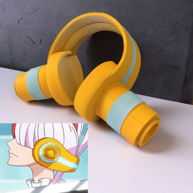 One Piece Film: Red UTA Cosplay Headset Cosplay Accessory ( free ...