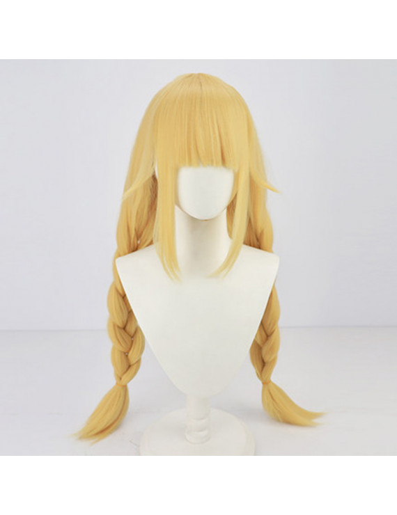 Ya Boy Kongming Tsukimi Eiko yellow Long Cosplay Wig ( free shipping ...