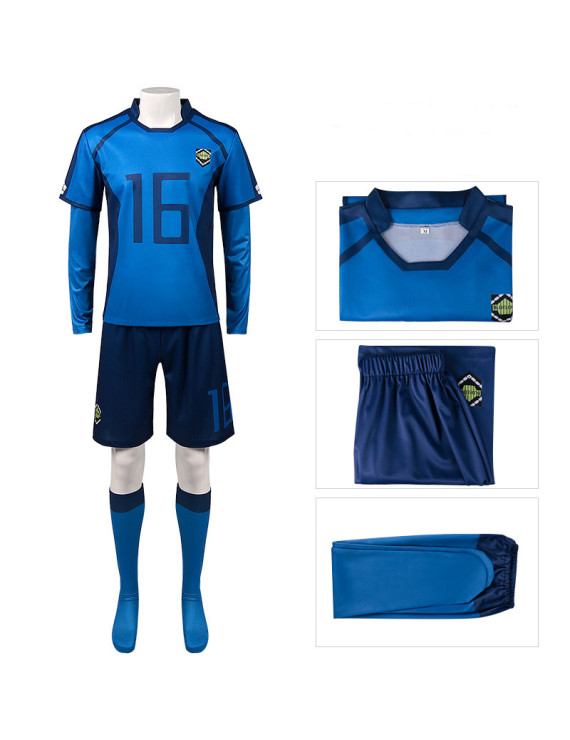 Blue Lock Rin Itoshi Blue Suit Cosplay Costumes ( free shipping ) - $38.99