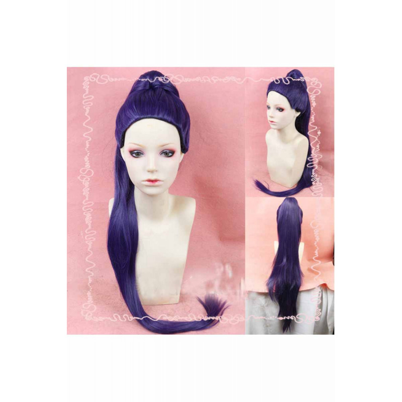 Overwatch Widowmaker Dark Purple Ponytail Game Cosplay Wig ( free ...