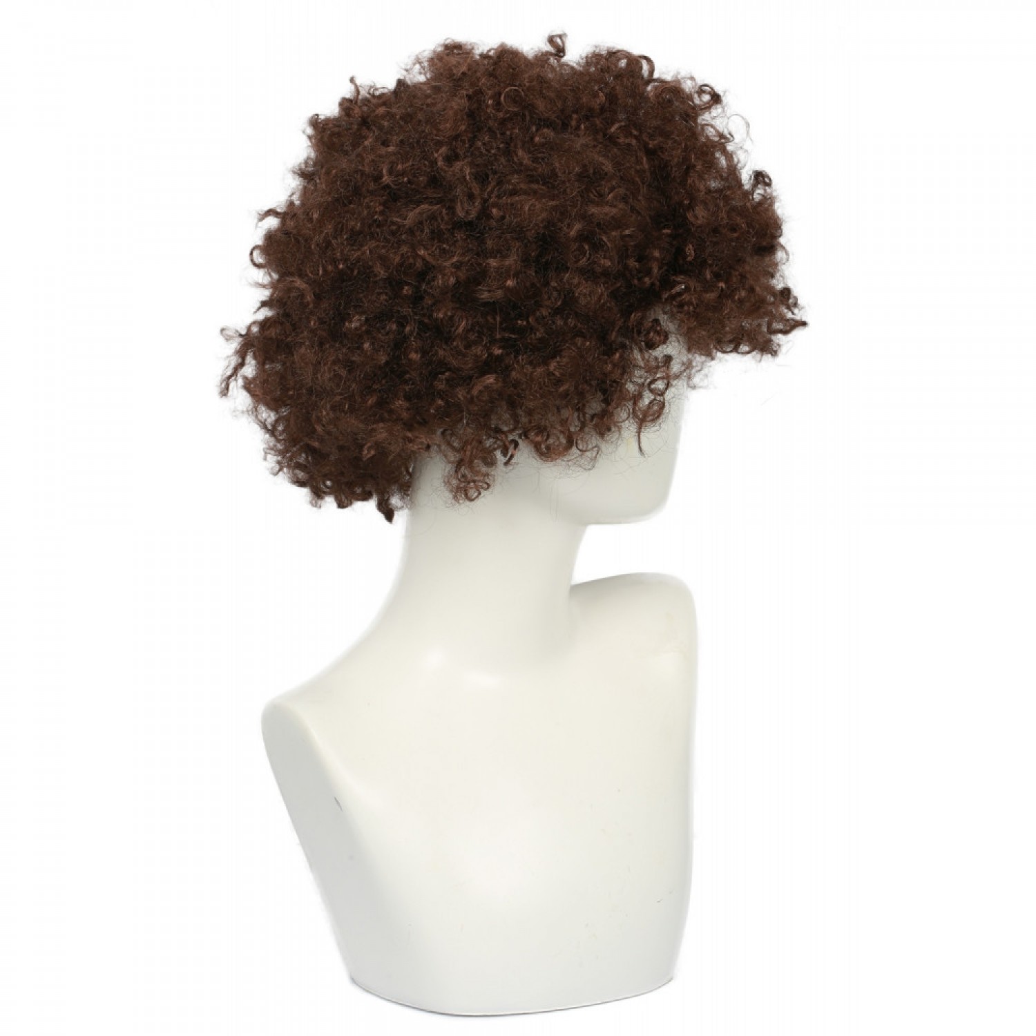 Deadpool 2 Movie Domino Short Brown Curly Cosplay Wig ( free shipping ...