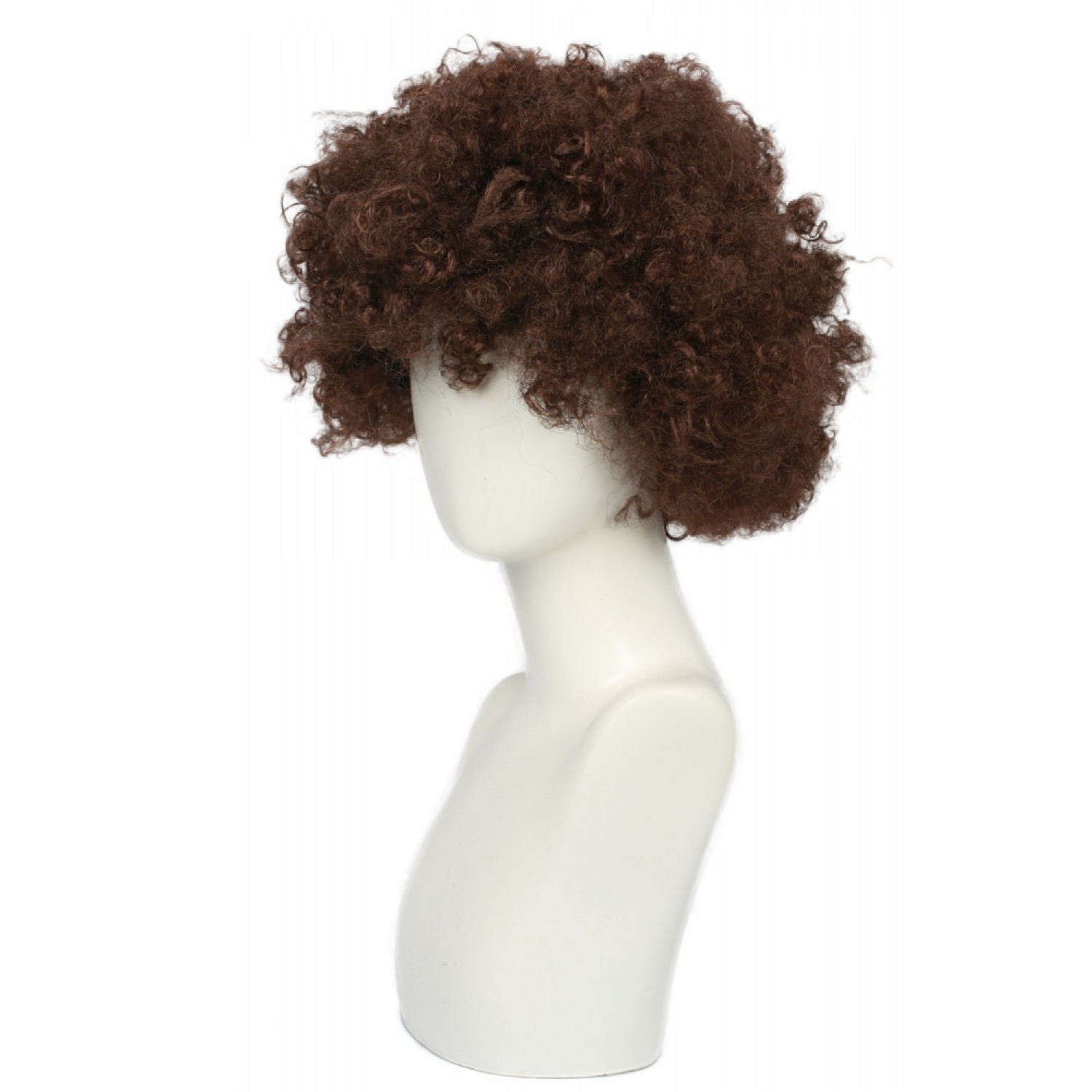 Deadpool 2 Movie Domino Short Brown Curly Cosplay Wig ( free shipping ...