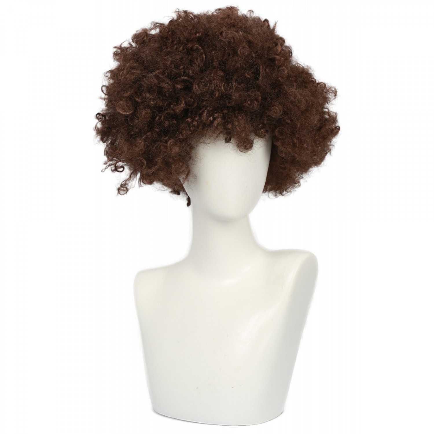 Deadpool 2 Movie Domino Short Brown Curly Cosplay Wig ( free shipping ...