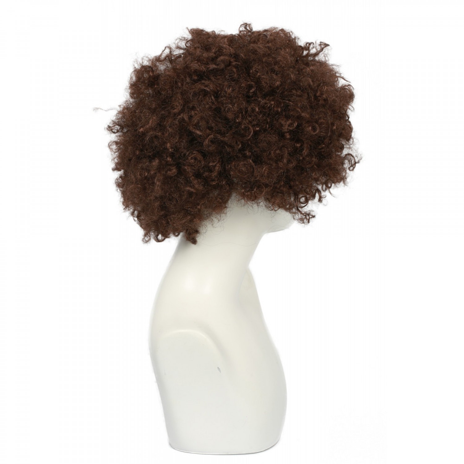 Deadpool 2 Movie Domino Short Brown Curly Cosplay Wig ( free shipping ...