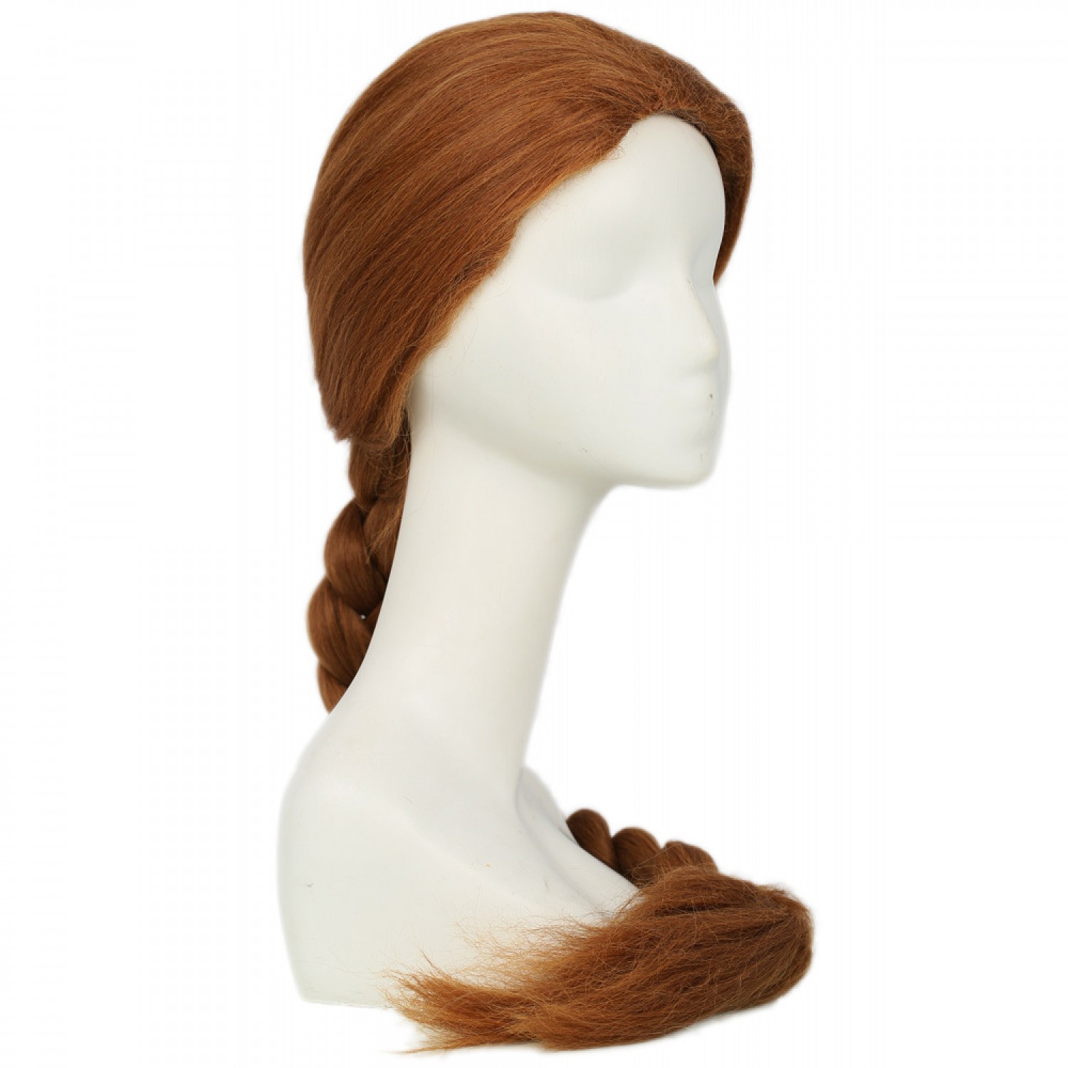 Shrek Princess Fiona Ultra-long Brown Braid Cosplay Hair Wig ( free ...