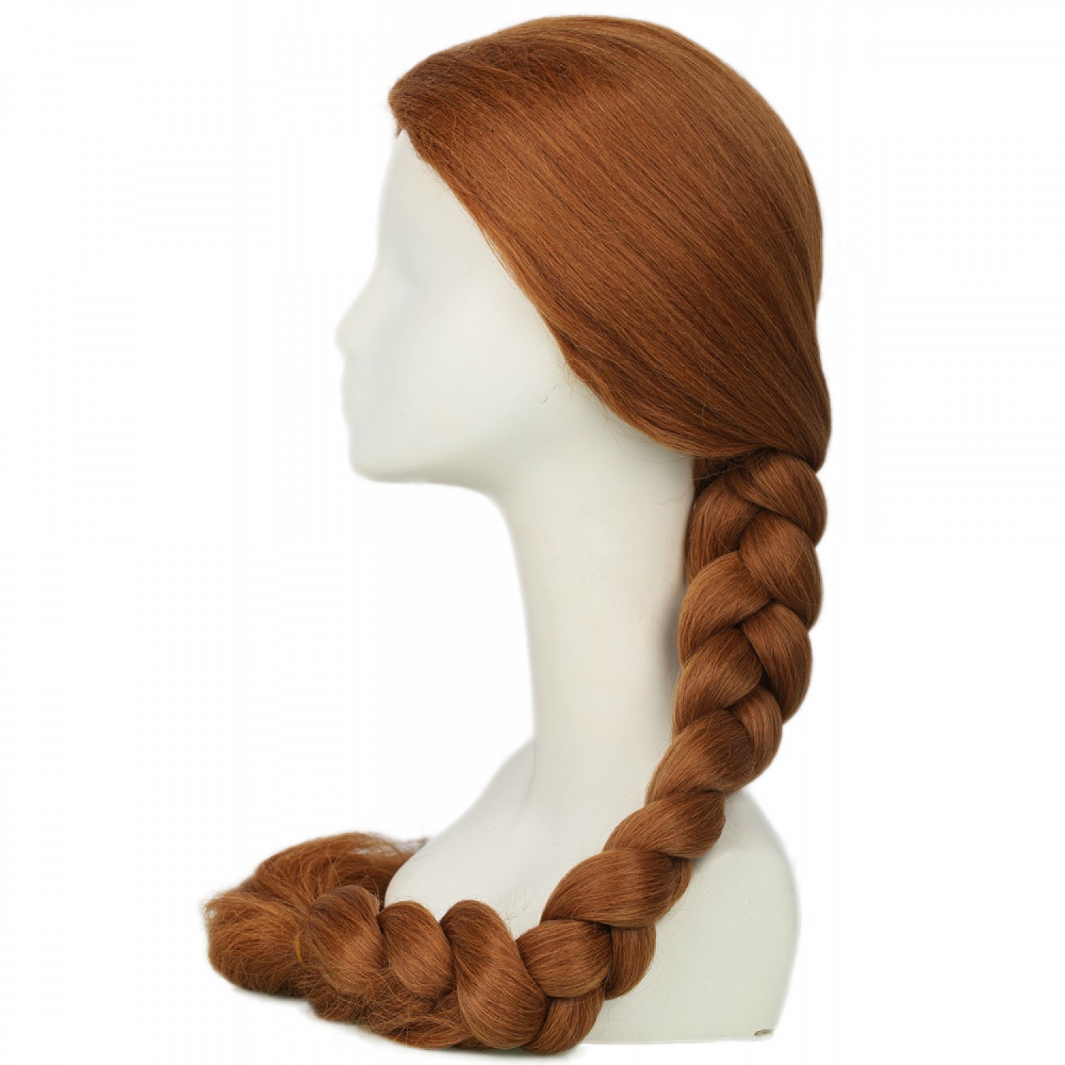 Shrek Princess Fiona Ultra-long Brown Braid Cosplay Hair Wig ( free ...