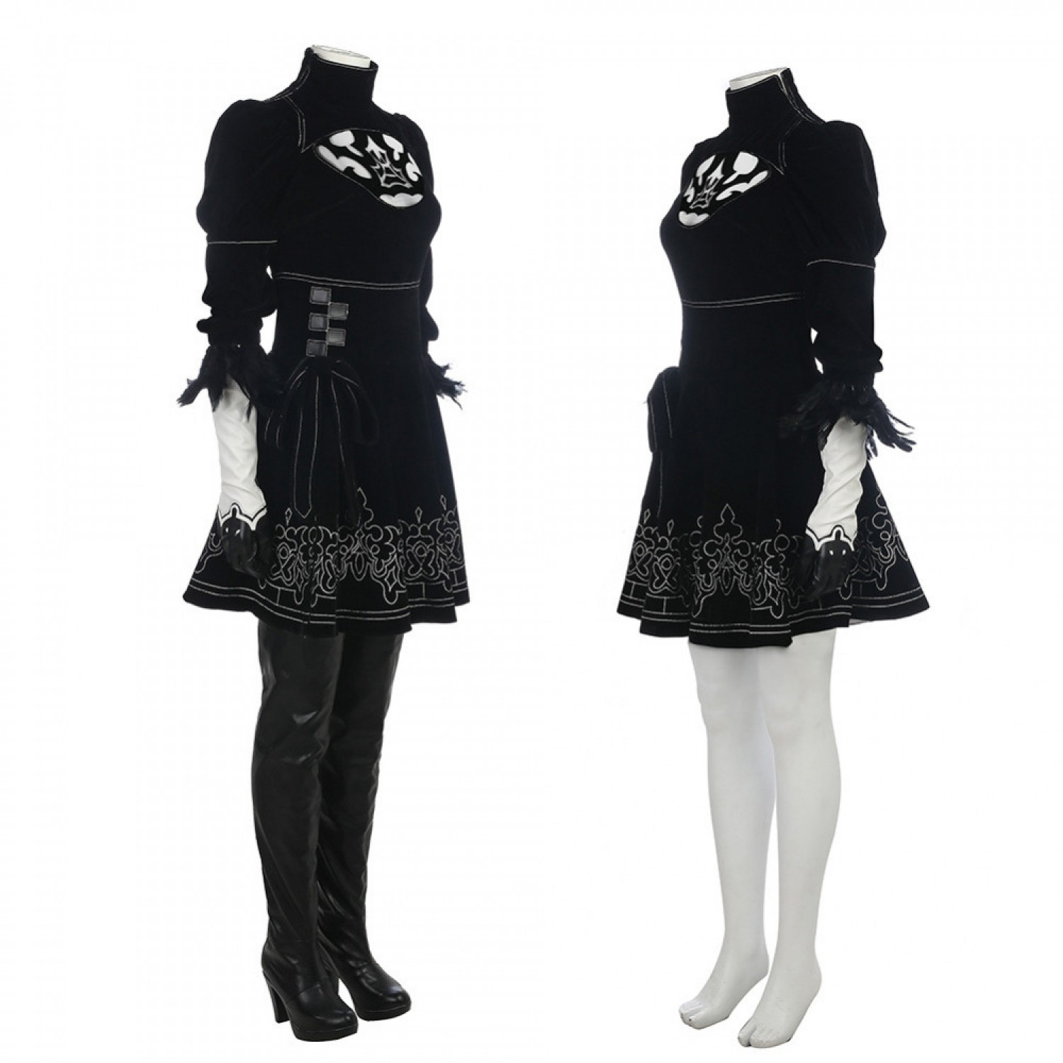 NieR Automata 2B Halloween Cosplay Costume ( free shipping ) - $230.0000