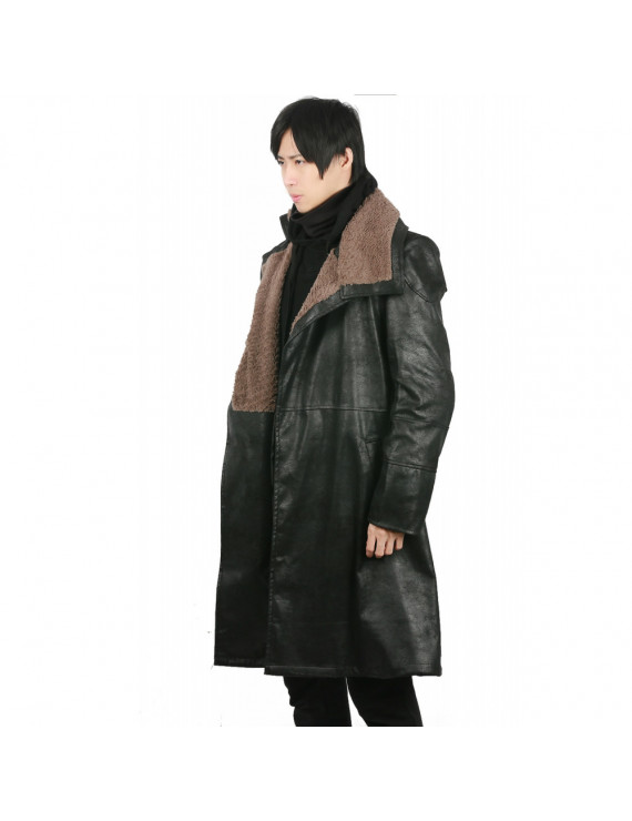 Blade Runner 2049 Movie Cosplay LAPD Officer K Thicken PU Leather Coat ...