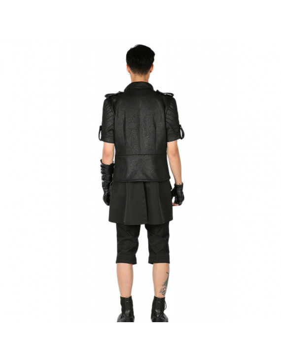 Final Fantasy XV Prince Noctis Cosplay Costume Jet Black Full Set ...