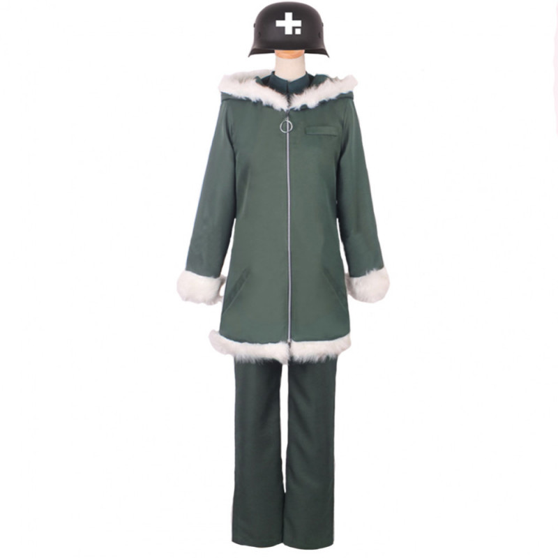 Girls' Last Tour Anime Cosplay Yuri Military Uniform Costume ( free ...