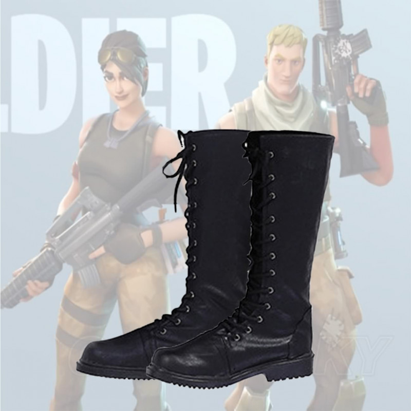 Fortnite Male Female Soldier Cosplay Shoes ( free shipping ) - $79.99