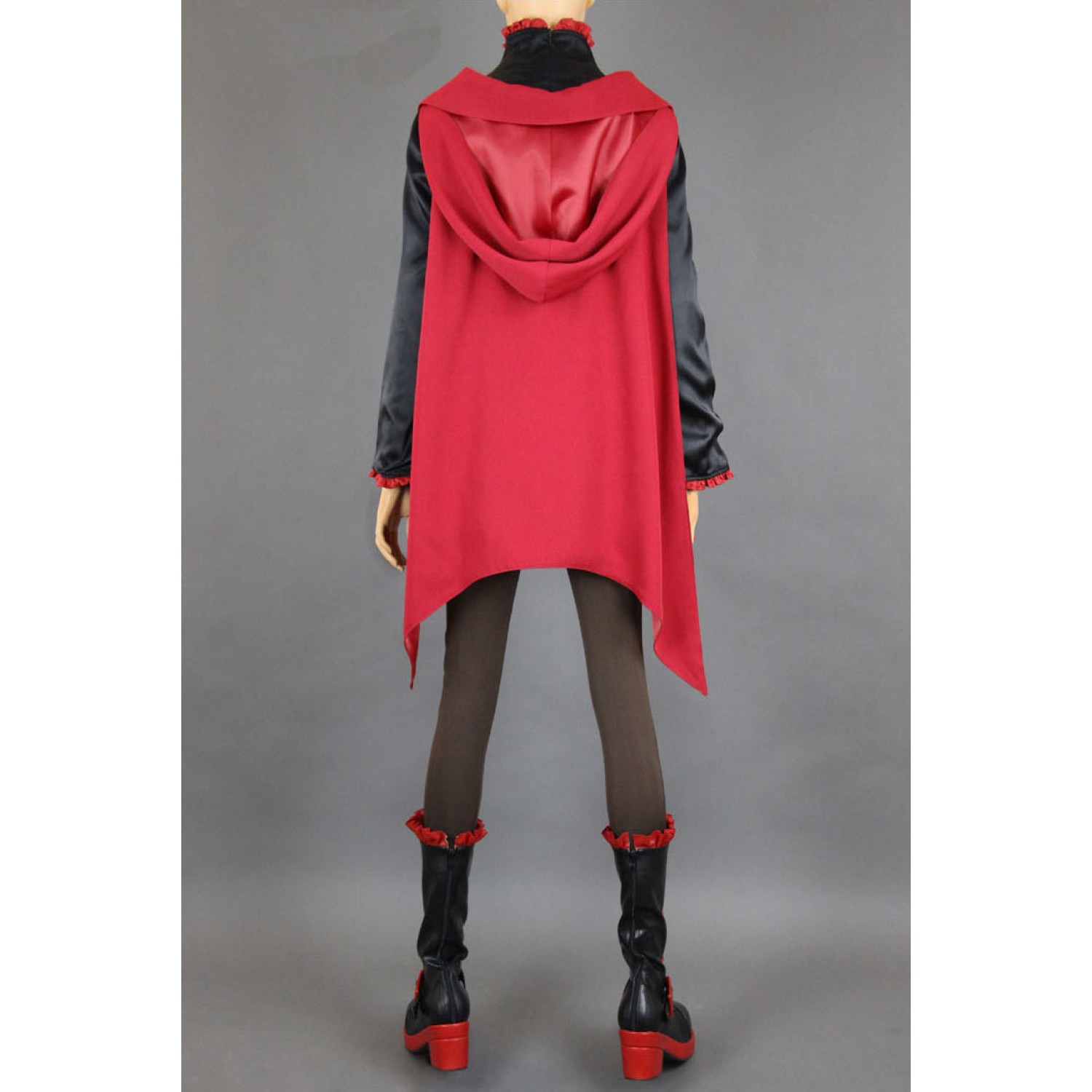 RWBY Season 1 Ruby Rose Black Gothic Dress Cosplay Costume ( free ...