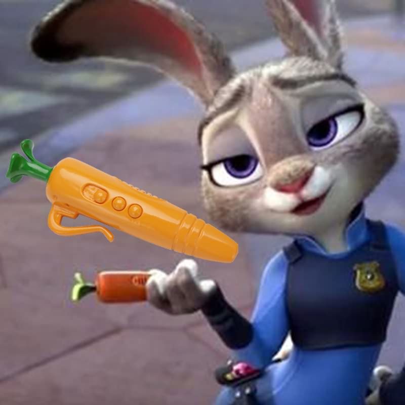 Zootopia Judy Hopps Carrot Voice Recorder Pen Cosplay Prop ( free ...