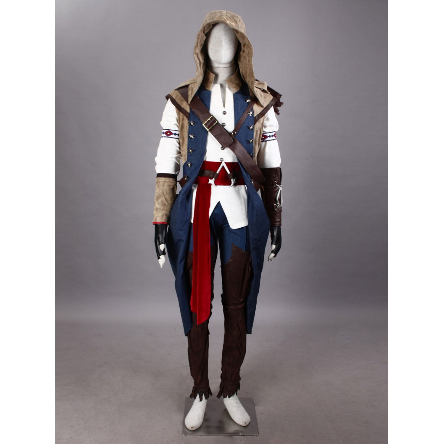 Assassins Creed Connor Cosplay Costume Free Shipping 159 99