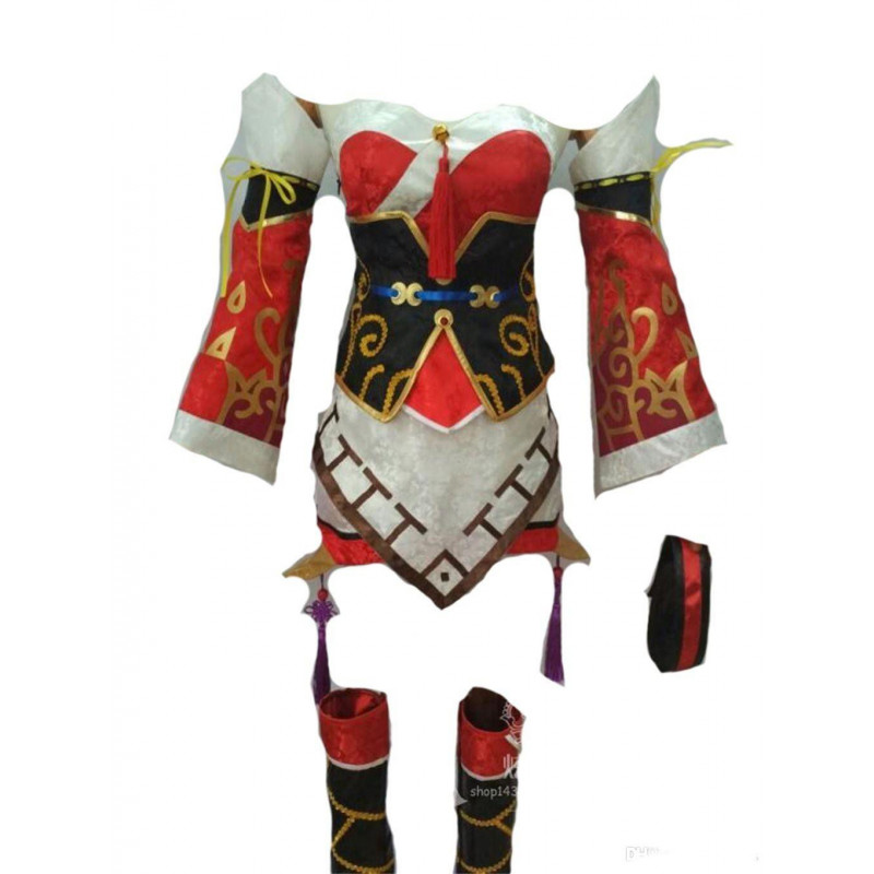 League of Legends Ahri Cosplay Costumes Halloween Party Dress ( free ...