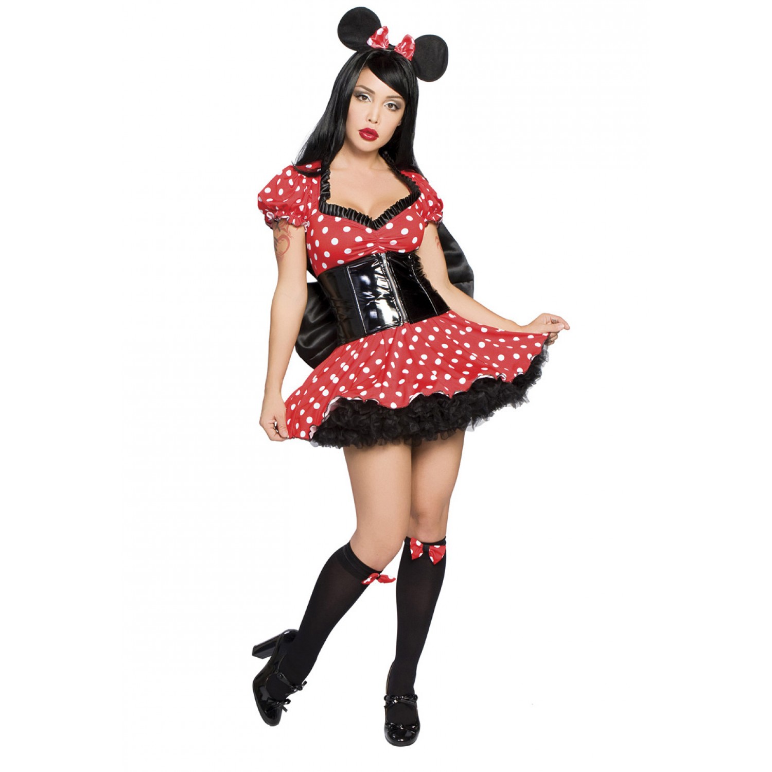 Party Cosplay Halloween Costume Women for Disney Mickey Mouse Dress ...