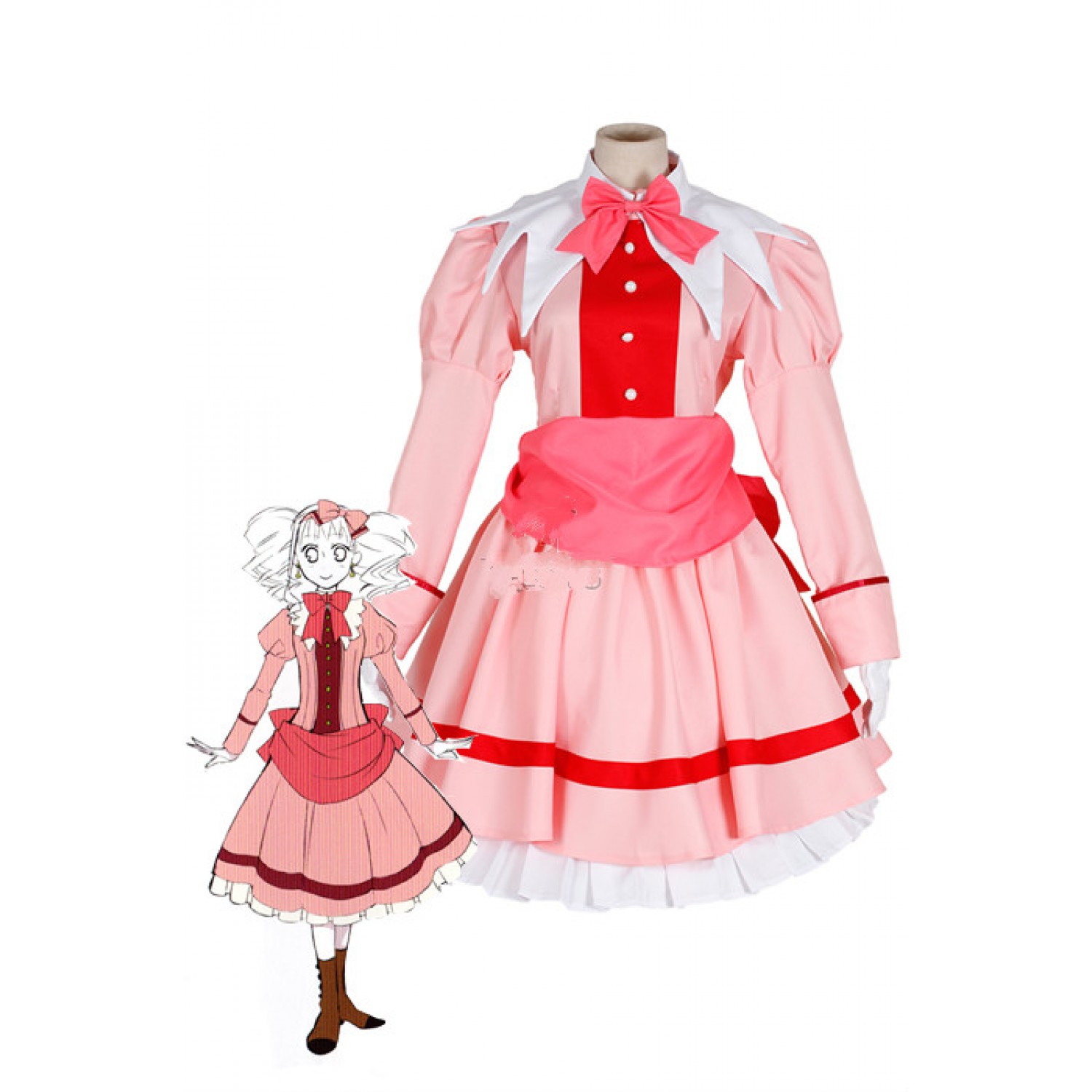 Black Butler Elizabeth Midford Pink Sweet Dress Cosplay Costume ( free ...