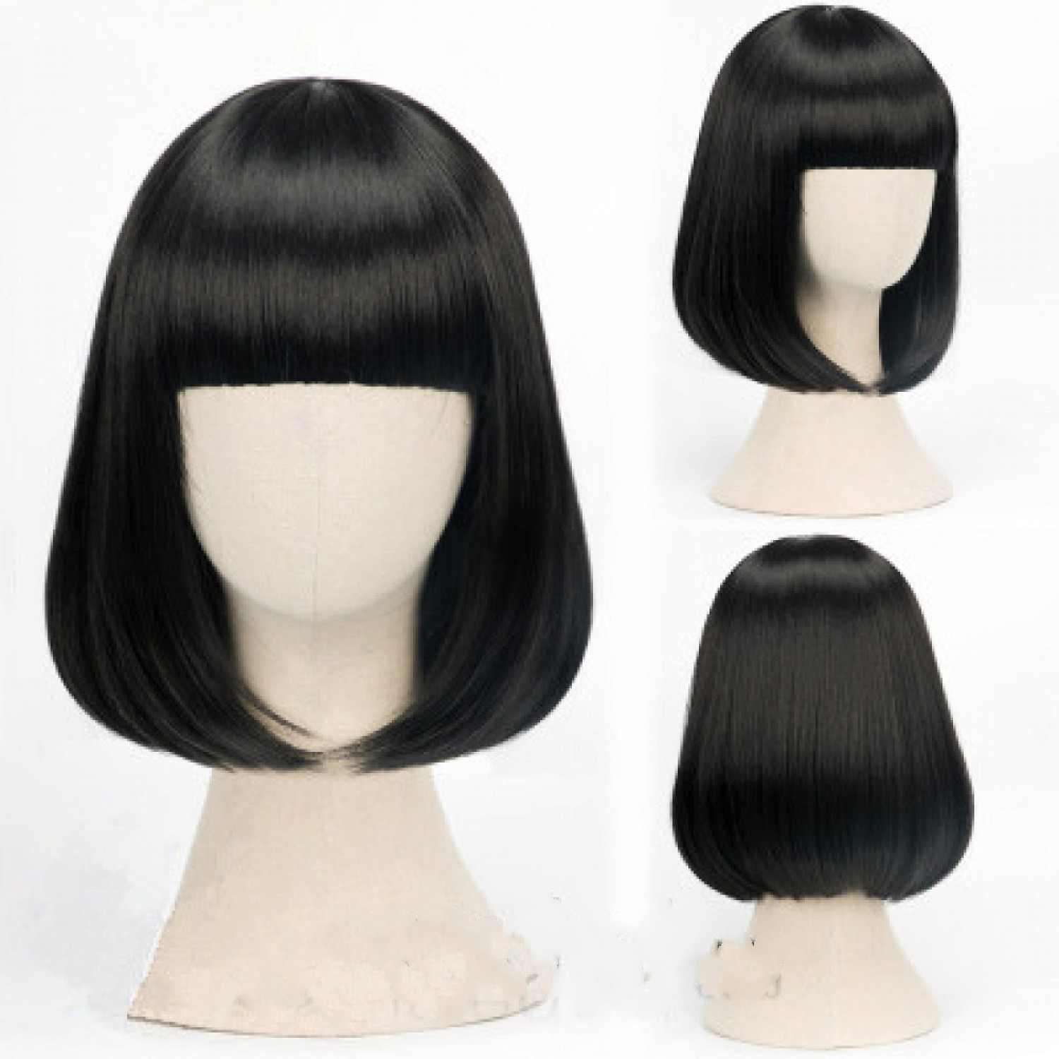 Land of the Lustrous Black Cosplay Wig Houseki no Kuni Obsidian Japan ...