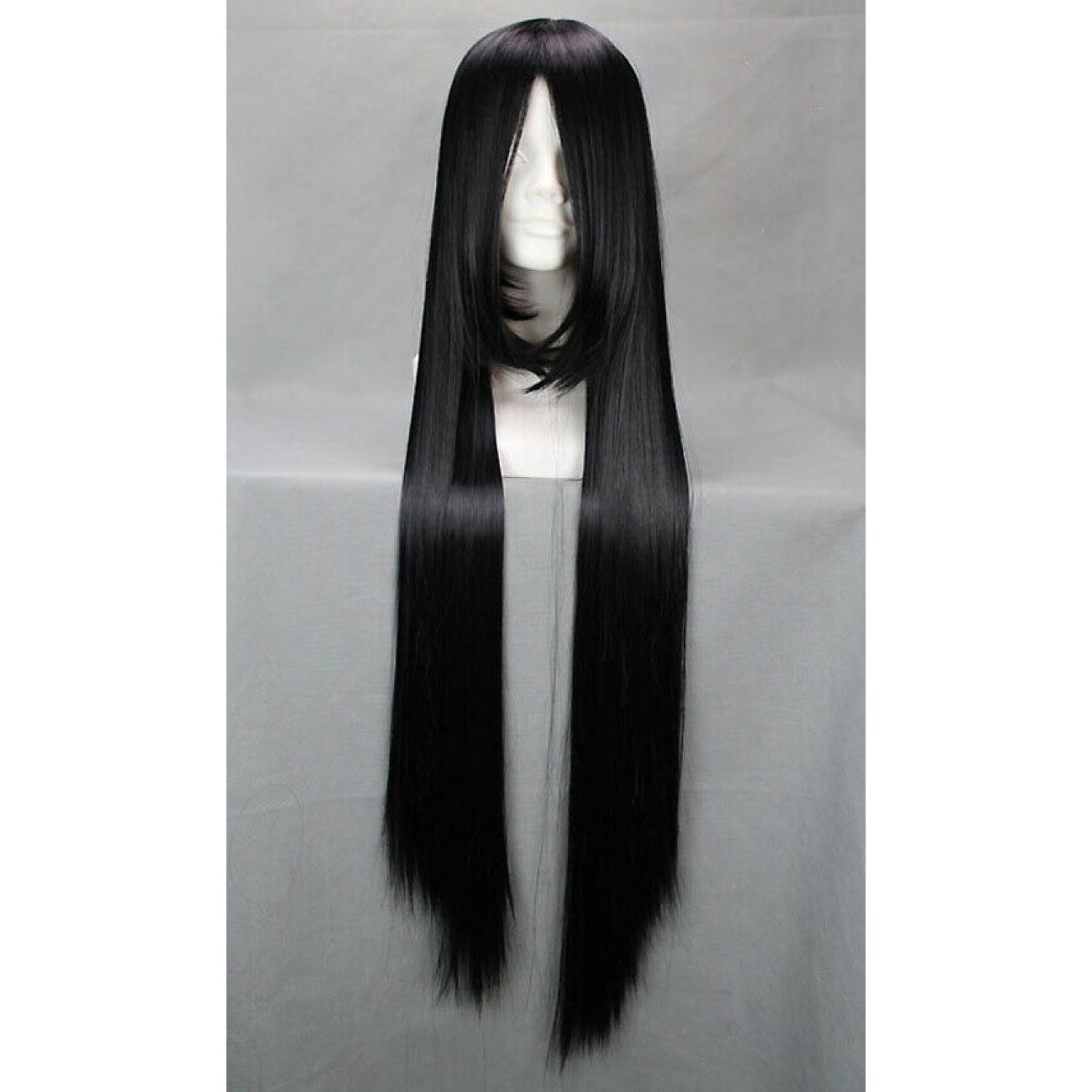 TouHou Project Reiuji Utsuho Black Long Straight Cosplay Wig ( free ...