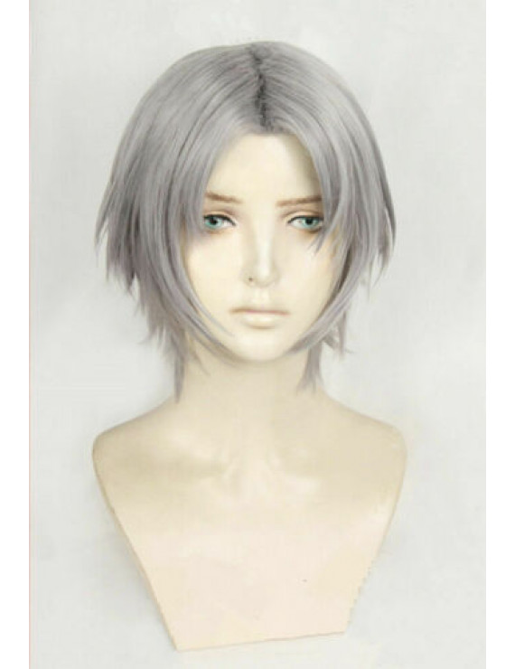 Devil May Cry 5 v Dante Short Gray Synthetic Hair Cosplay Wig ( free ...