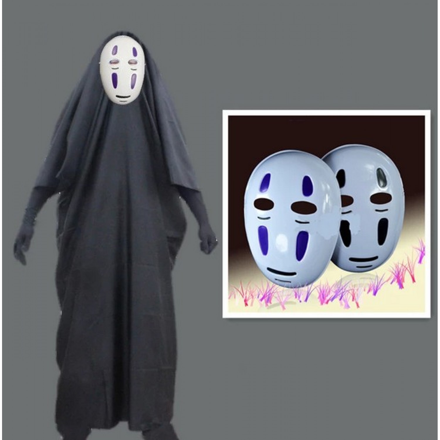Spirited Away No Face man Cosplay Customes with Mask ( free shipping ...
