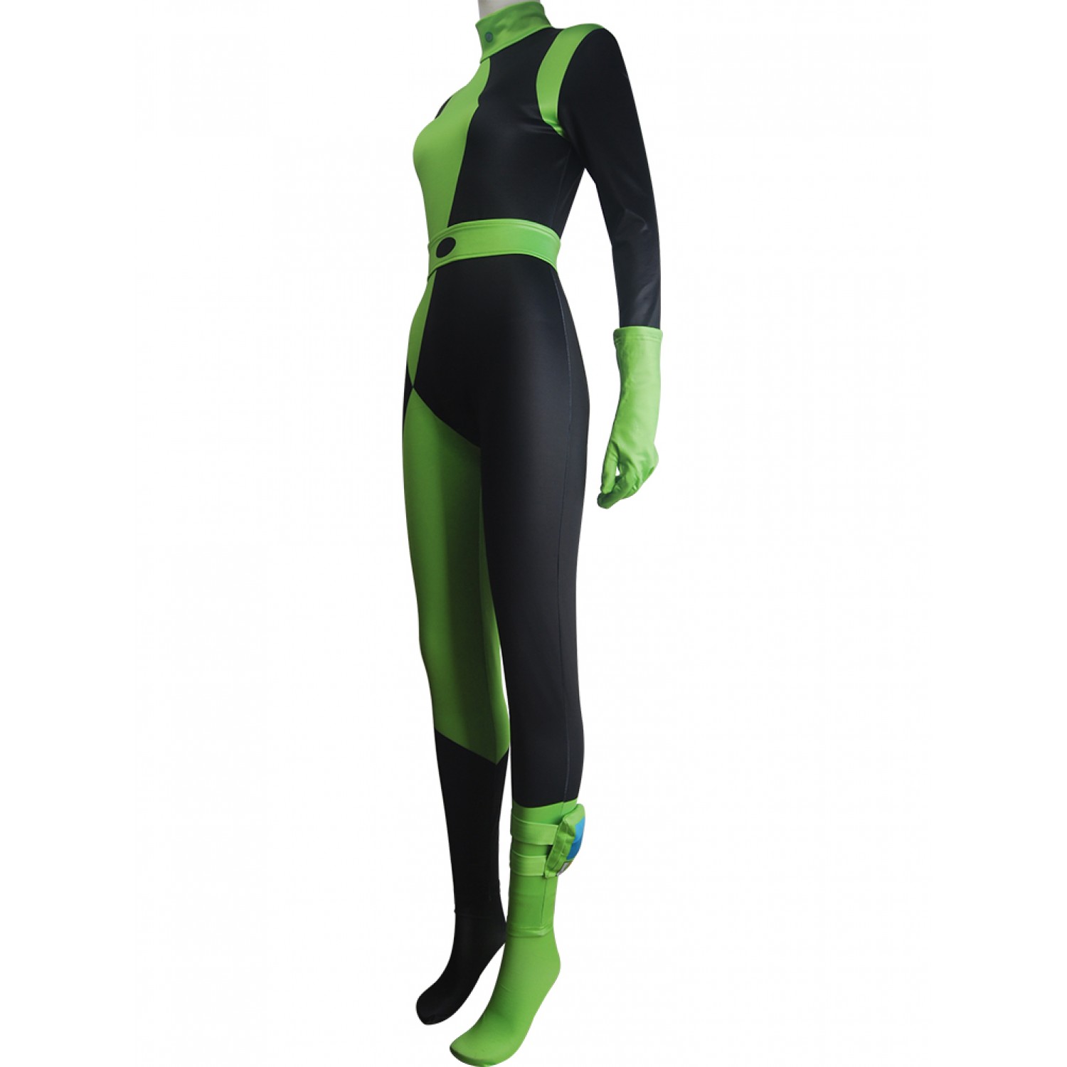 Kim Possible Shego Super Villain Cosplay Costume Jumpsuit Halloween ...