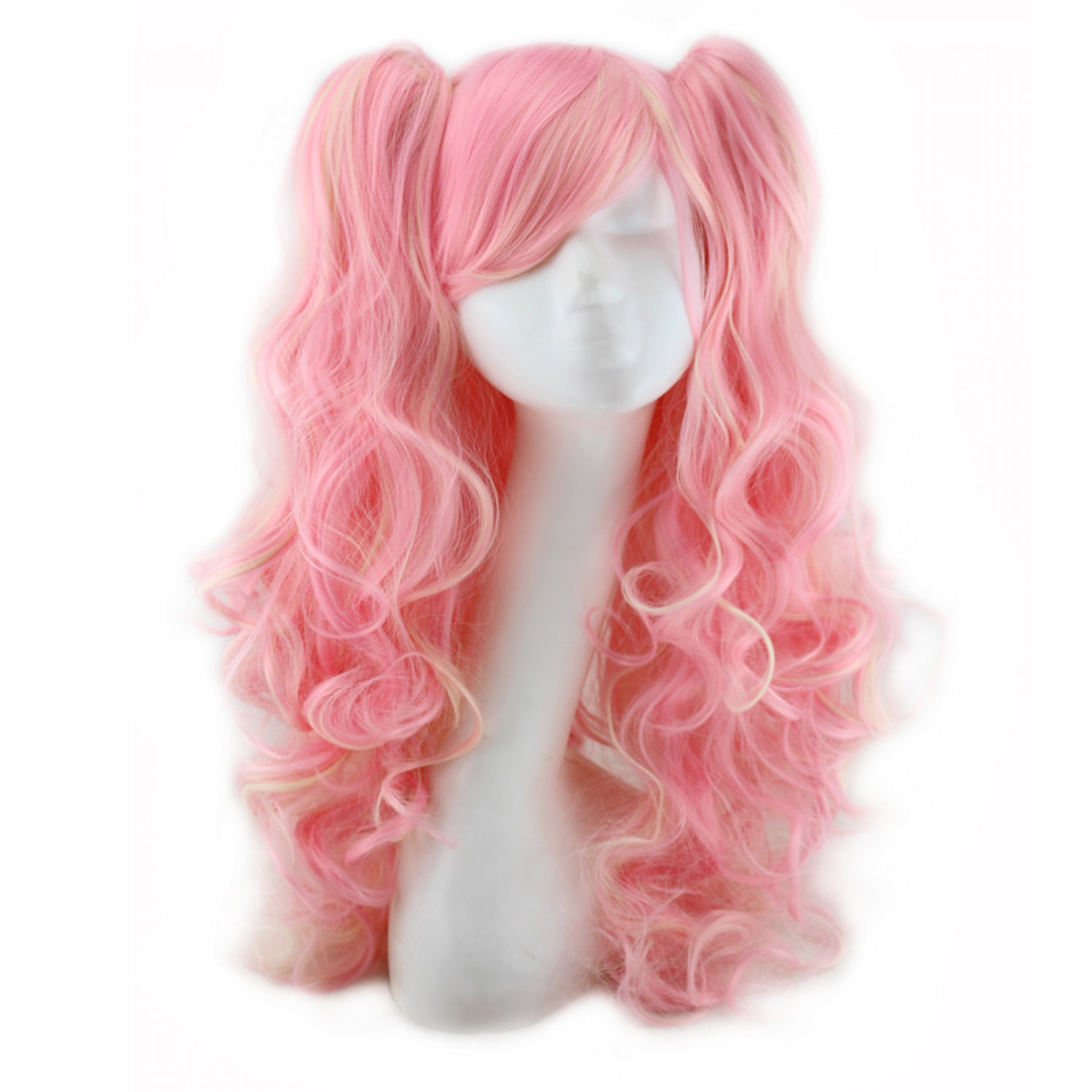 Lovely Large Wave Long Curly Hair Light Pink Lolita Wig ( free shipping ...