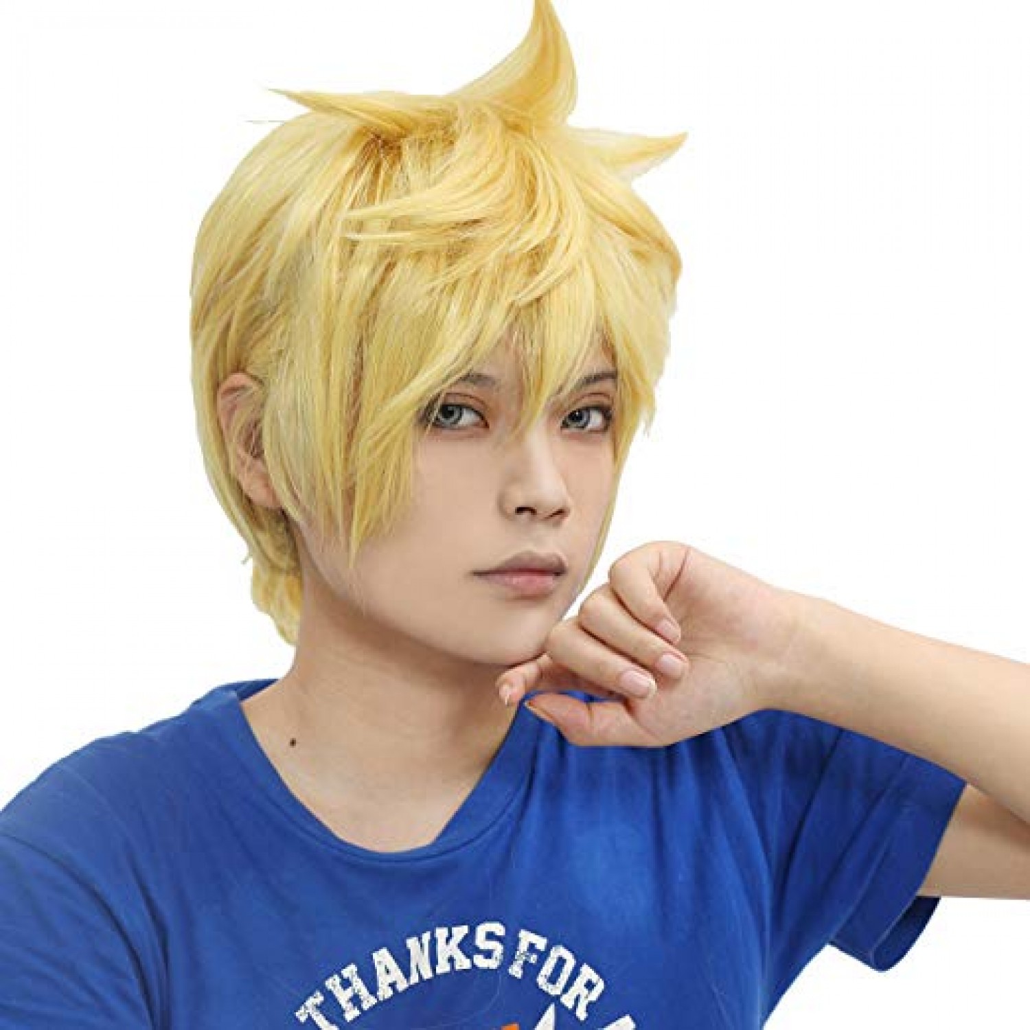 Vocaloid Len Kagamine Cosplay Wig ( free shipping ) - $19.99