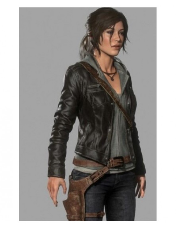 Tomb Raider Lara Croft Leather Cosplay Costume ( free shipping ) - $179.99