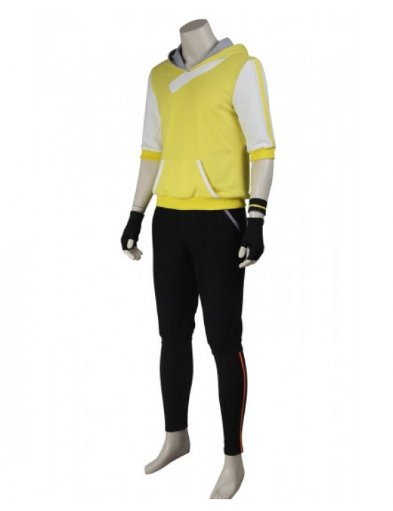 Pokémon GO Yellow Trainer Sportswear Cosplay Costume ( free shipping ...