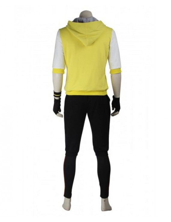 Pokémon GO Yellow Trainer Sportswear Cosplay Costume ( free shipping ...