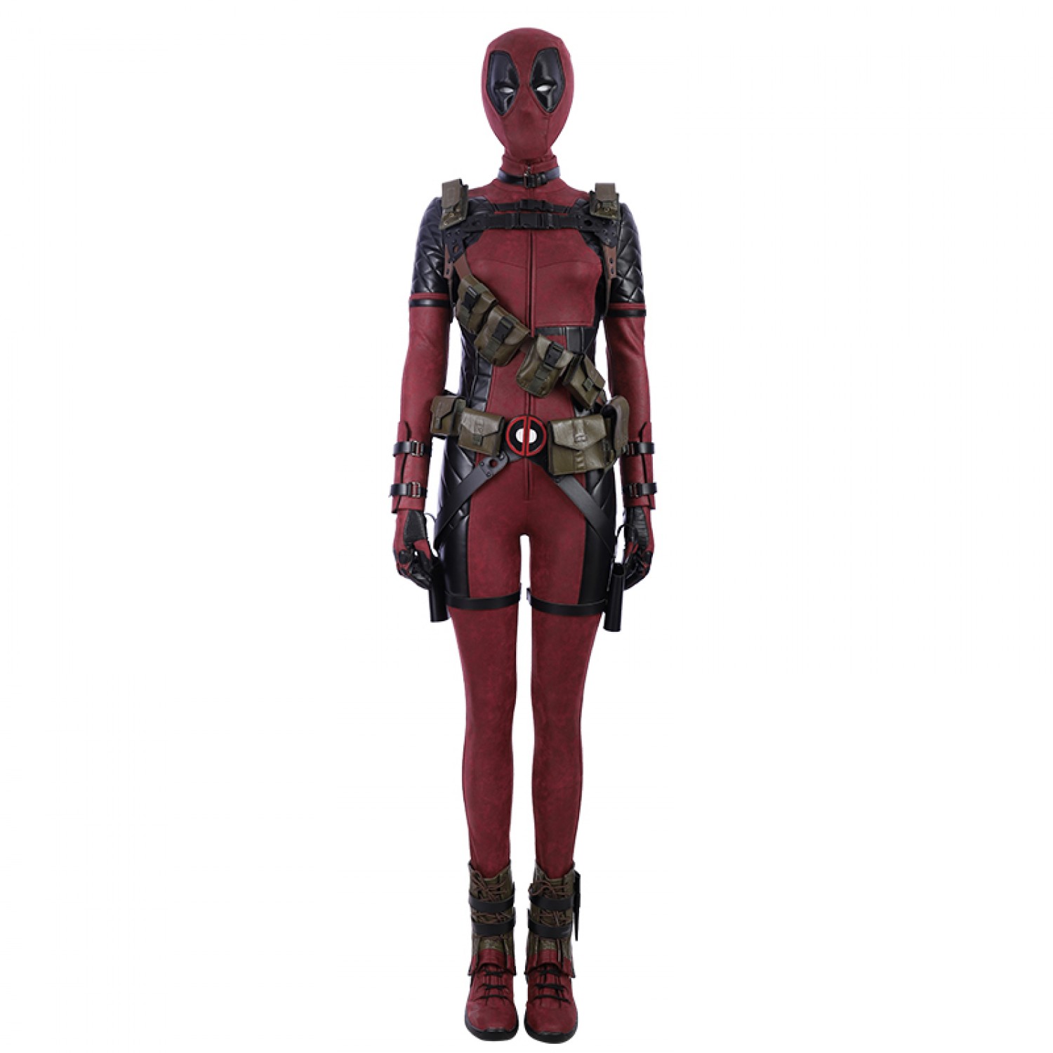 Deadpool 2 Women Deadpool Onesies Tights Full Set Cosplay Costume ...