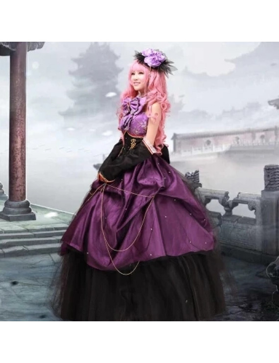 Vocaloid Luka Gothic Lolita Dress Cosplay Costume ( free shipping ...
