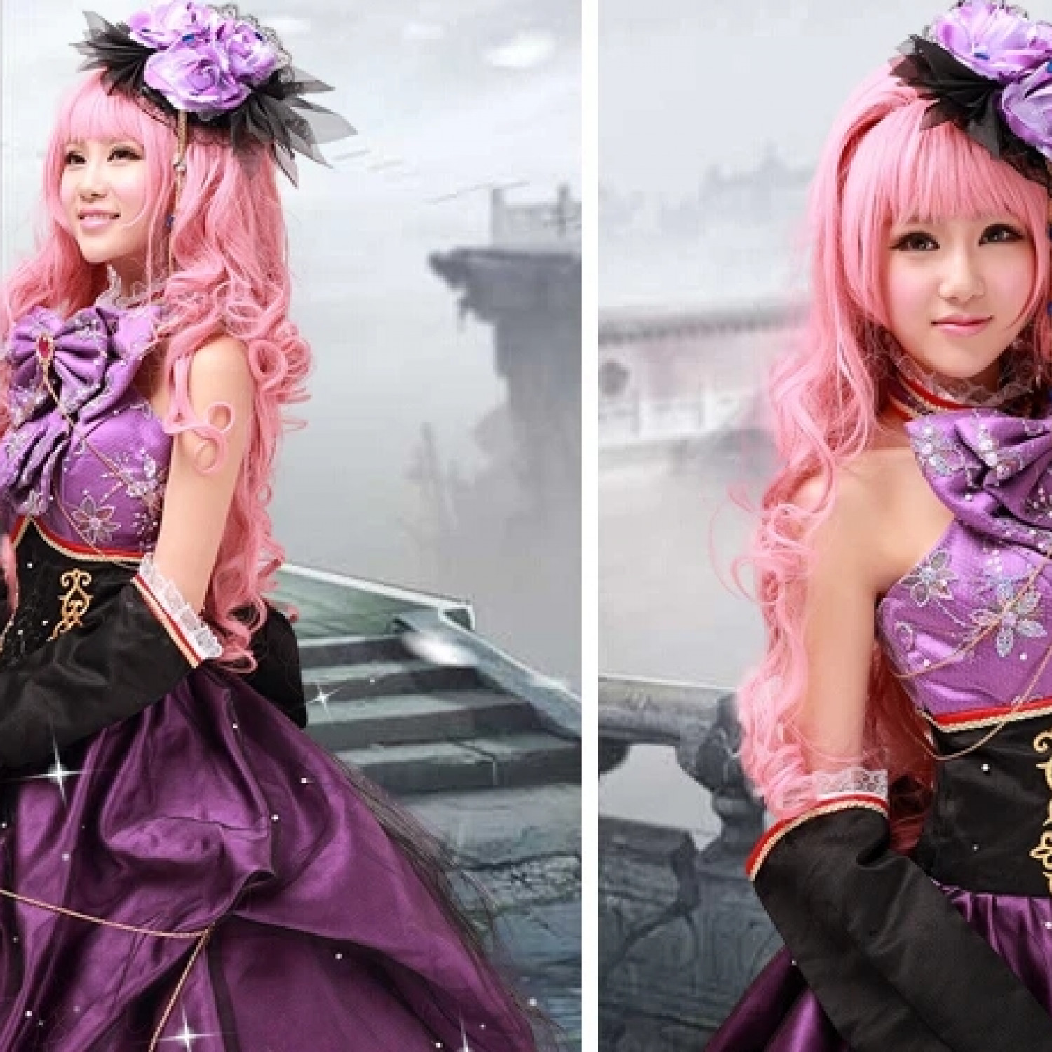 Vocaloid Luka Gothic Lolita Dress Cosplay Costume ( free shipping ...