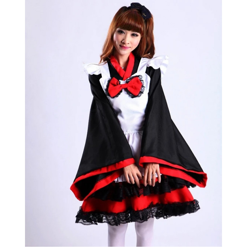 Sweet Long Sleeves Maid Waitress Costumes ( free shipping ) - $39.99