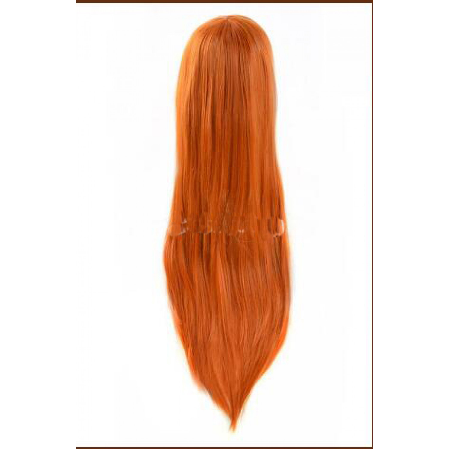 Kim Possible Orange Long Straight Cosplay Wig ( free shipping )