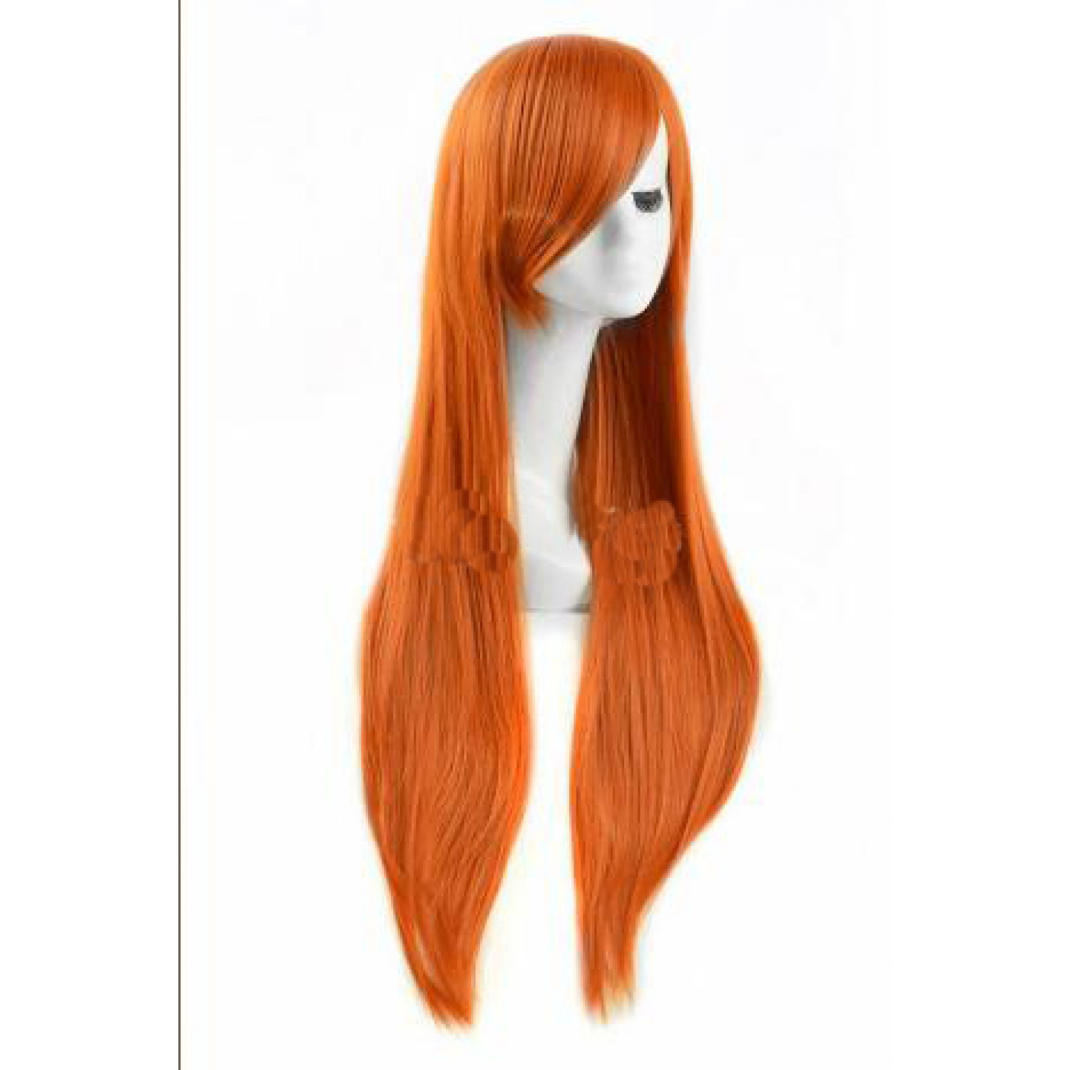 Kim Possible Orange Long Straight Cosplay Wig ( free shipping )