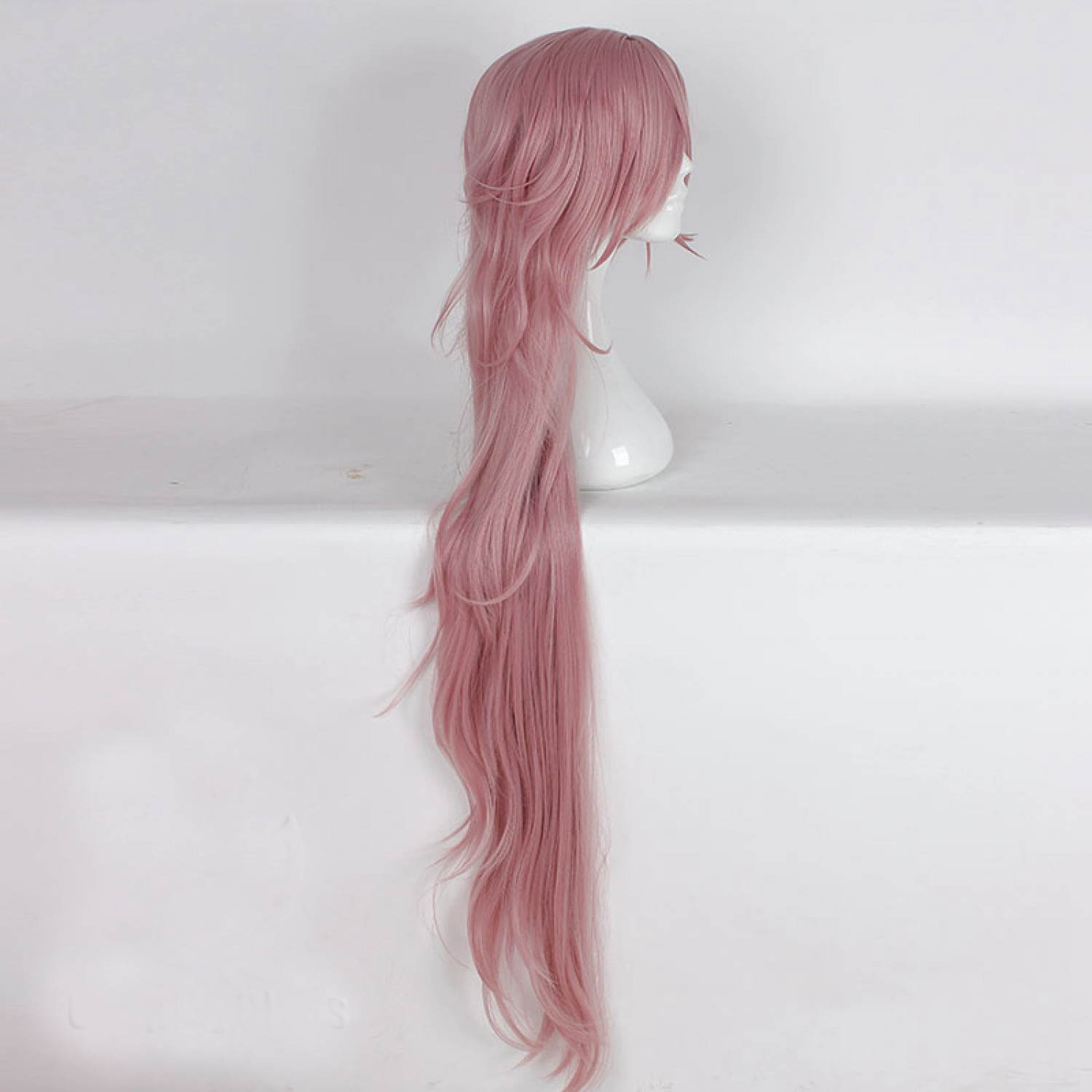 Sinoalice Cinderella Long Pink Anime Cosplay Wig 120 cm ( free shipping )
