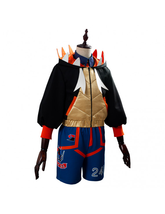 Pokemon Sword Shield Raihan Cosplay Costume Roleplay Costume ( free ...