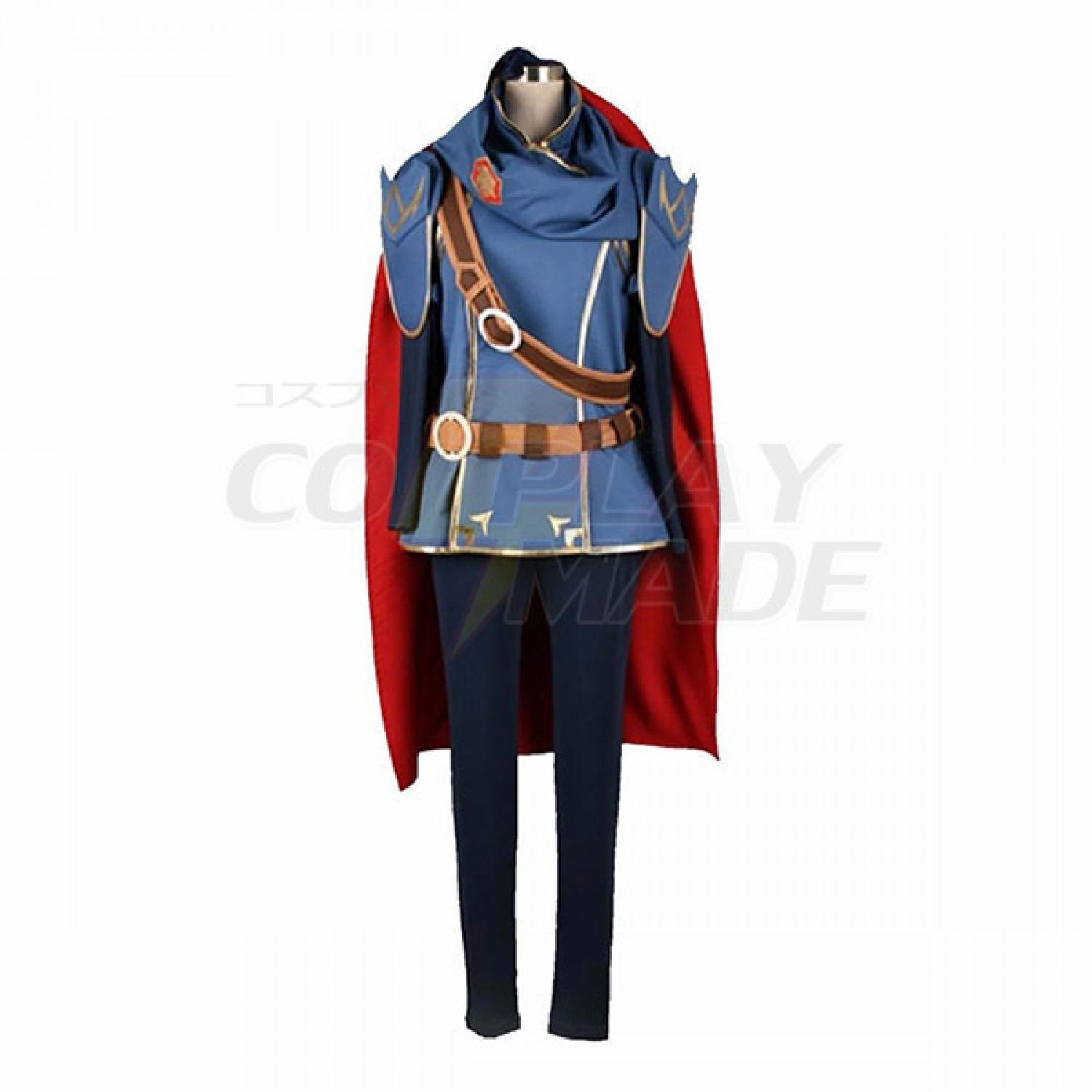 Fire Emblem Awakening Marth Lucina Black Anime Cosplay Costume ( free ...