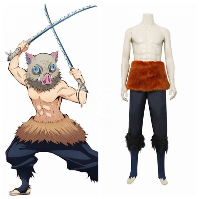 Kimetsu no Yaiba Hashibira Inosuke Cosplay Costume ( free shipping ...