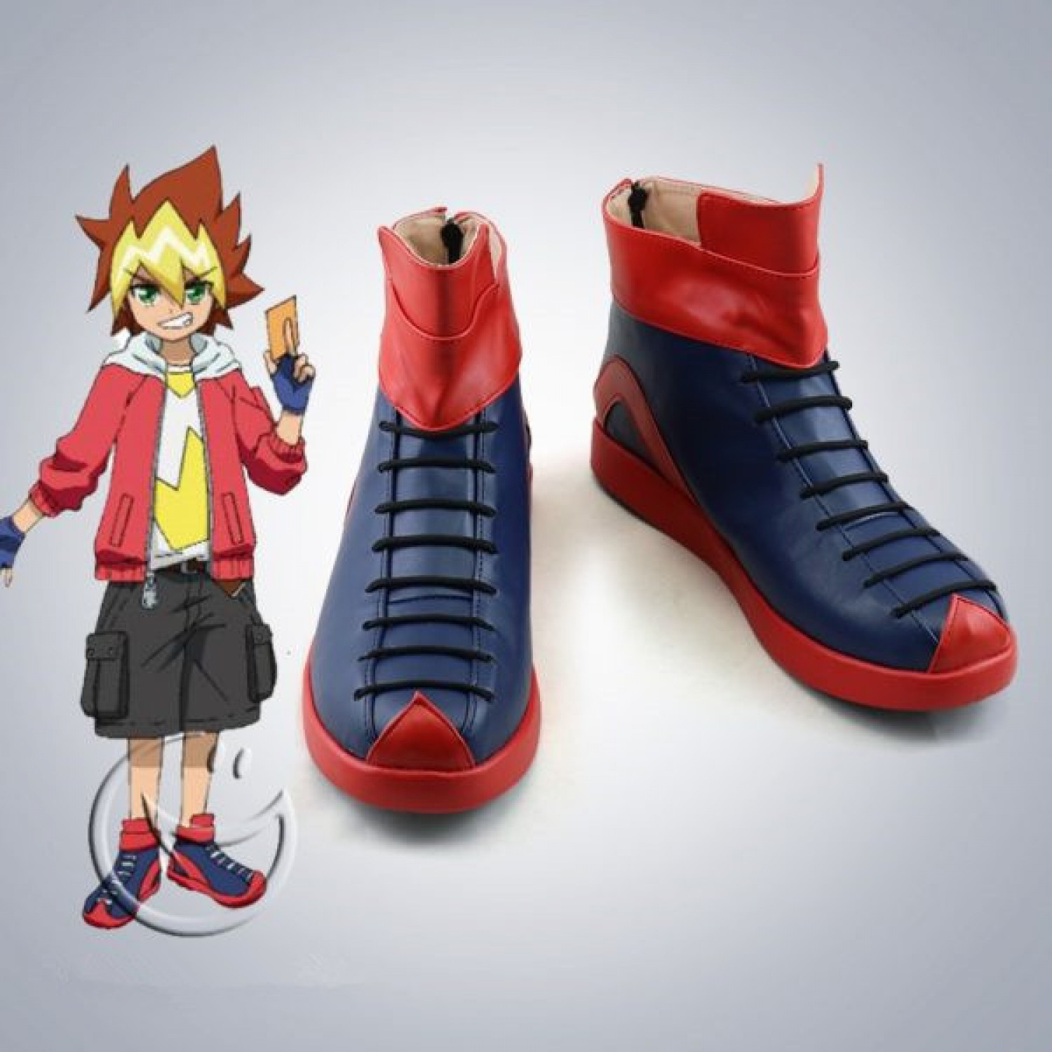 Yu-Gi-Oh! Sevens Oudou Yuuga Game Cosplay Shoes ( free shipping ) - $49.99