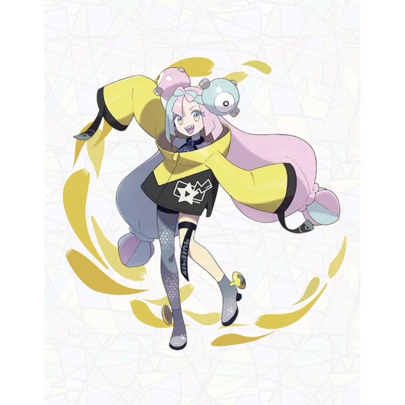 Pokemon Pokémon Scarlet and Violet Iono Cosplay Costume ( free shipping ...