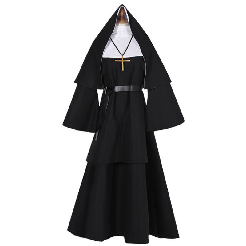 The Nun Valak Demon Nun halloween Cosplay Costume ( free shipping ...