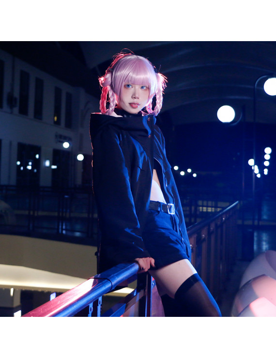 Call of the Night Nazuna Nanakusa Black Role Cosplay Costume ( free ...