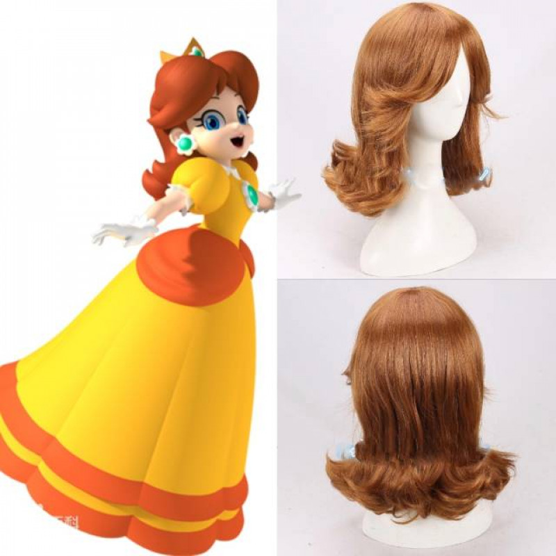 Super Mario Princess Daisy Cosplay Wig ( free shipping ) - $19.99