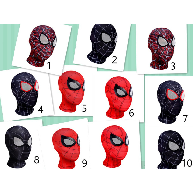 Spider-Man Far From Home spiderman symbiote Cosplay mask ( free ...