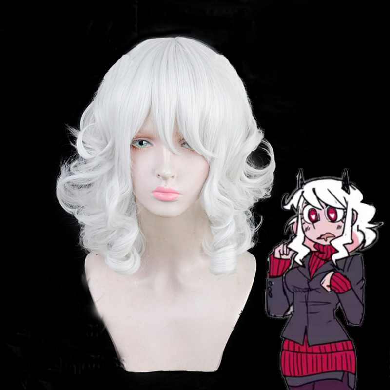 Helltaker Modeus The Lustful Demon Game Styled Cosplay Wig ( free ...